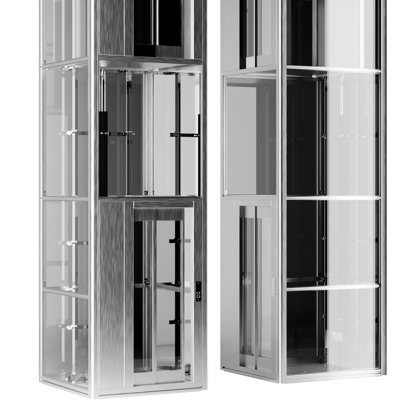 Glass Elevator 1 | FREE Architecture models | BlenderKit