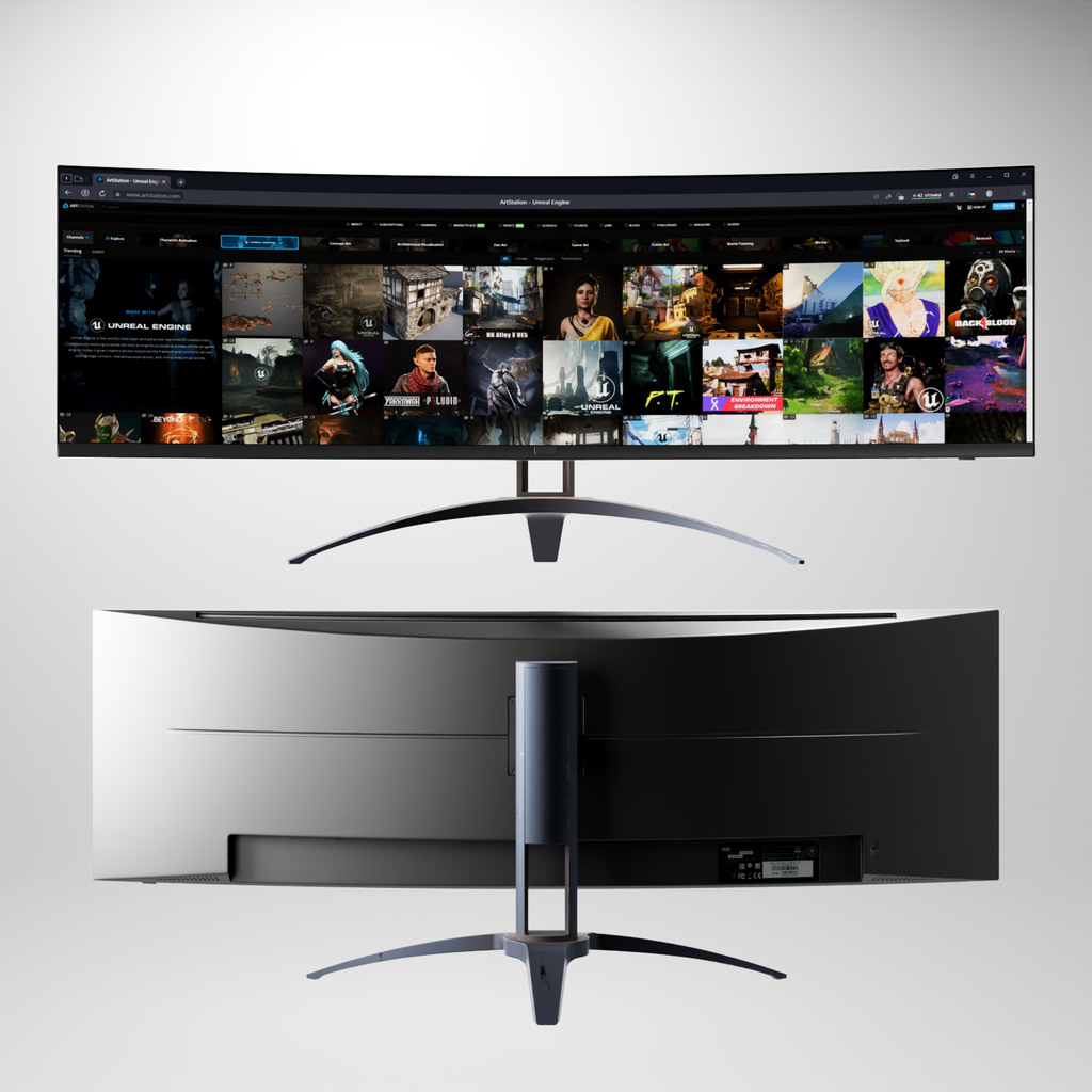 Smart Curve TV | Home Appliances models | BlenderKit