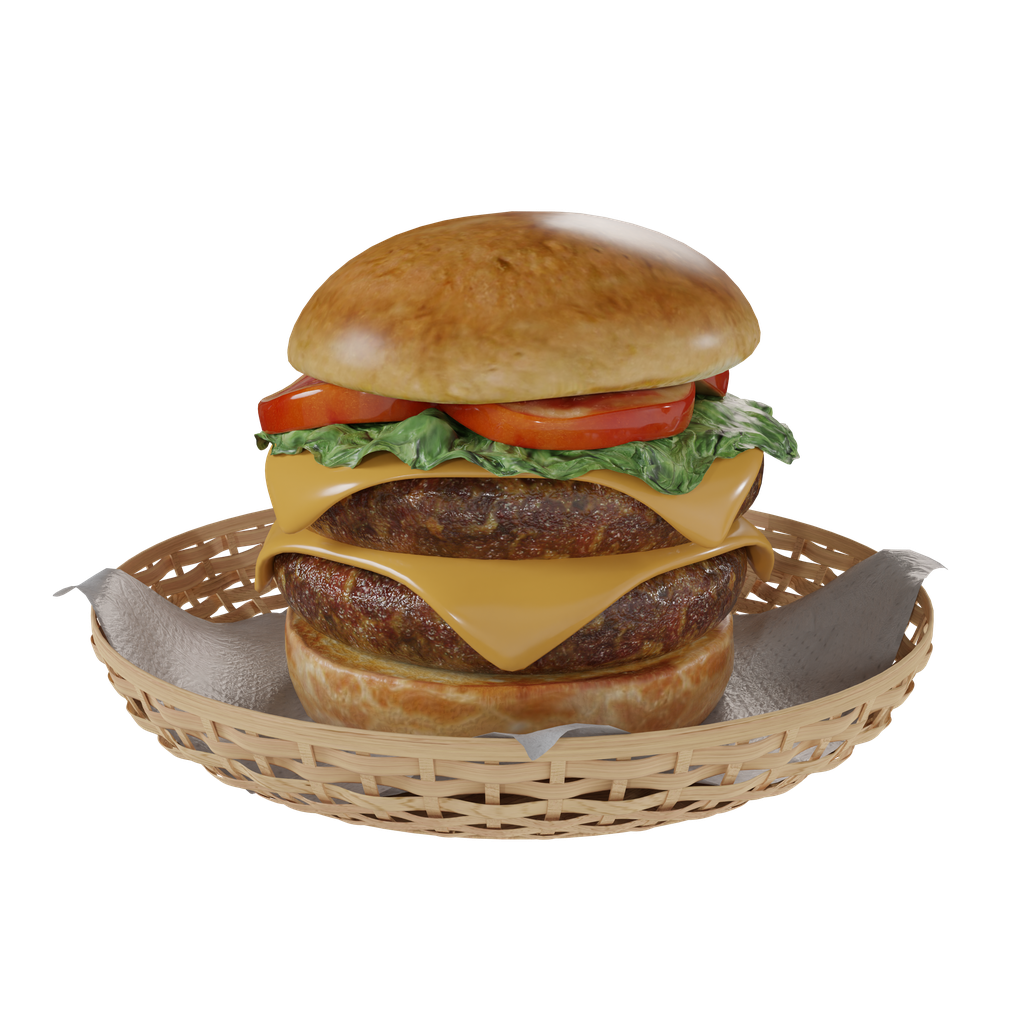 Burger | Food models | BlenderKit