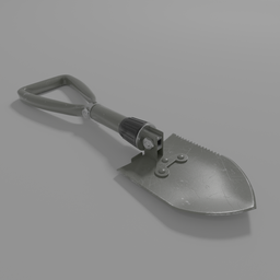 Hiking folding shovel | Handtools models | BlenderKit