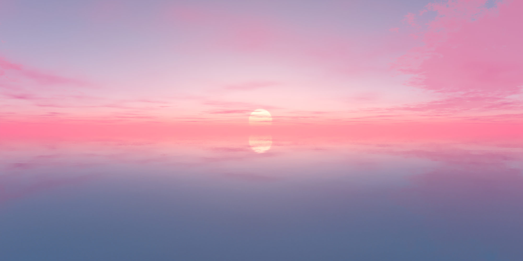 Pink Sunset Cloudy Sky | Nature HDRis | BlenderKit