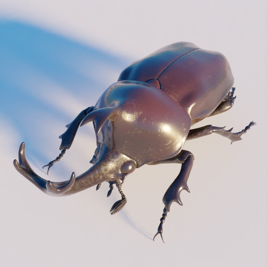 Realistic beetle | Insects models | BlenderKit