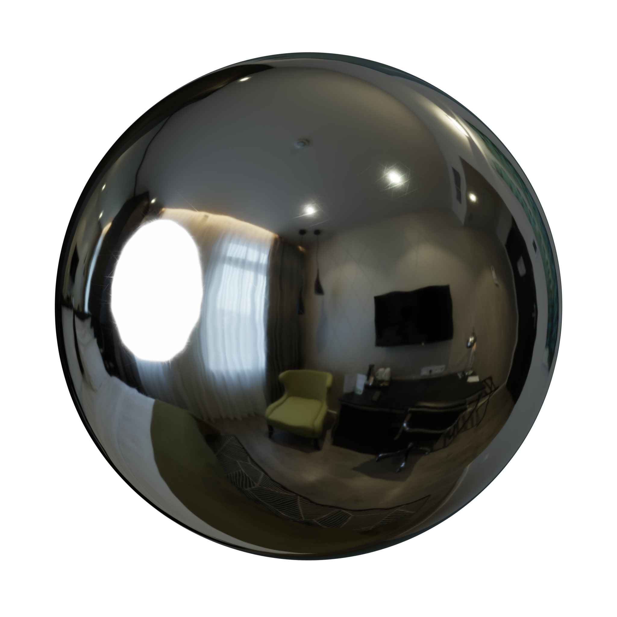 Clean chrome | FREE metal materials | BlenderKit