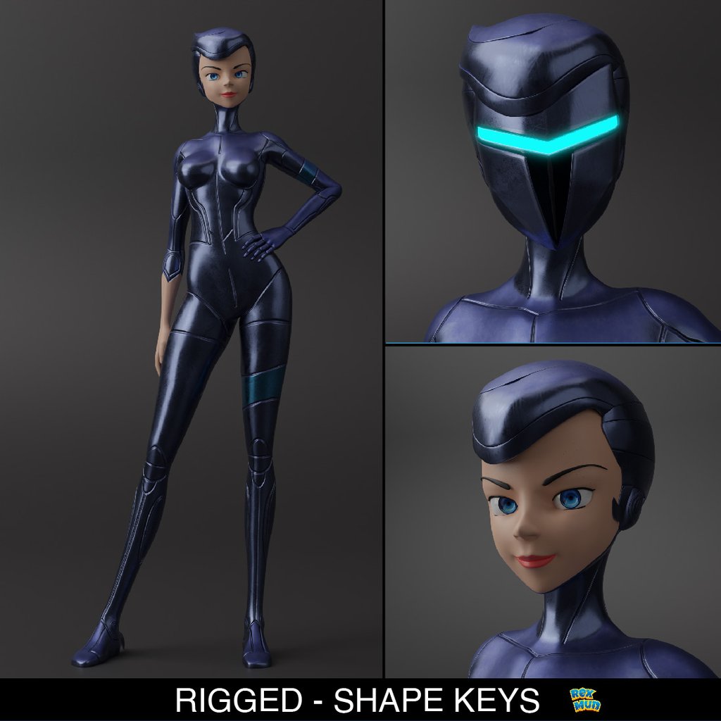 Sergeant Steelheart | Fantasy Hero / Heroines models | BlenderKit