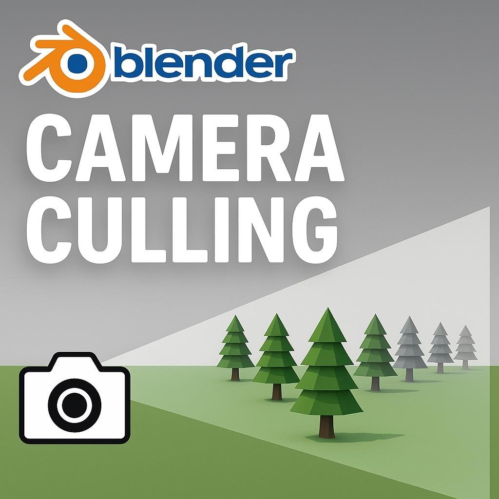Camera Culling | Geometry Nodes Node Groups | BlenderKit