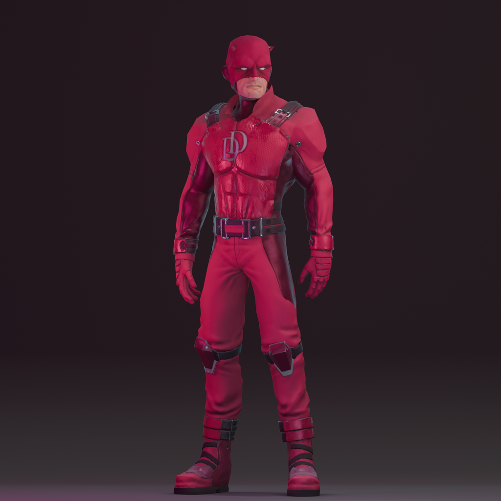 DareDevil V1- Rigged - Lowpoly | Fantasy Hero / Heroines models ...