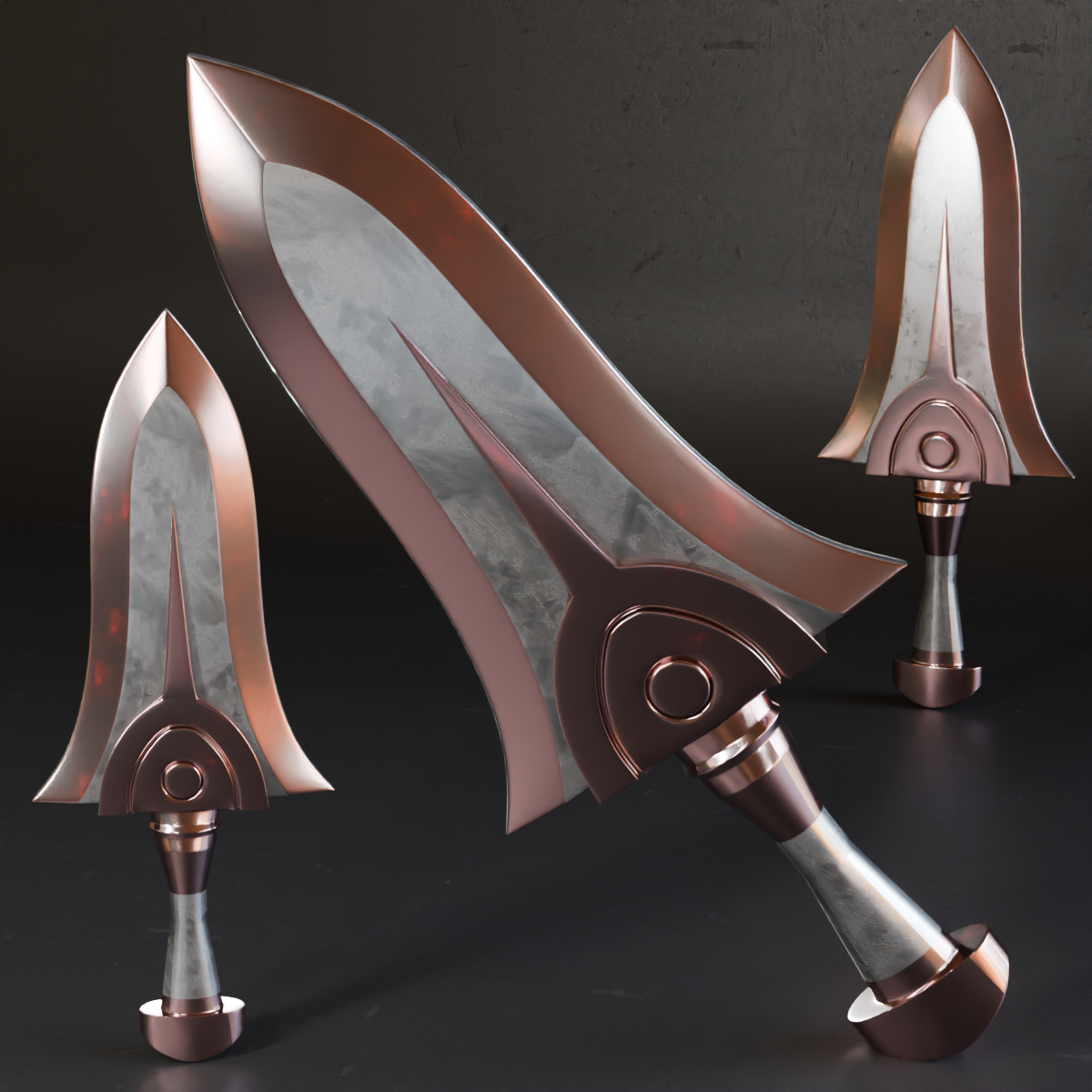 MK BaseMesh Dagger 028 | Historical Weapons models | BlenderKit