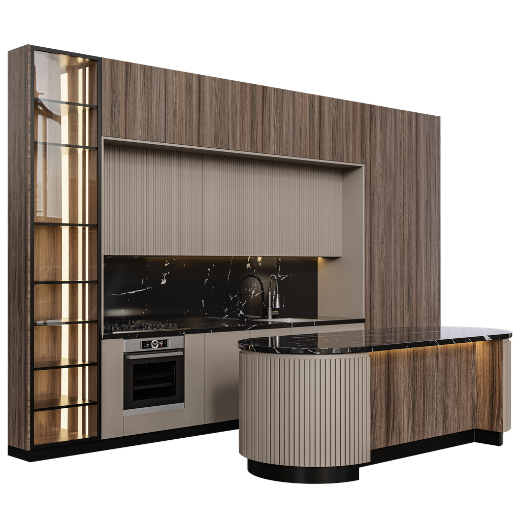 Kitchen modern | Kitchen Sets models | BlenderKit
