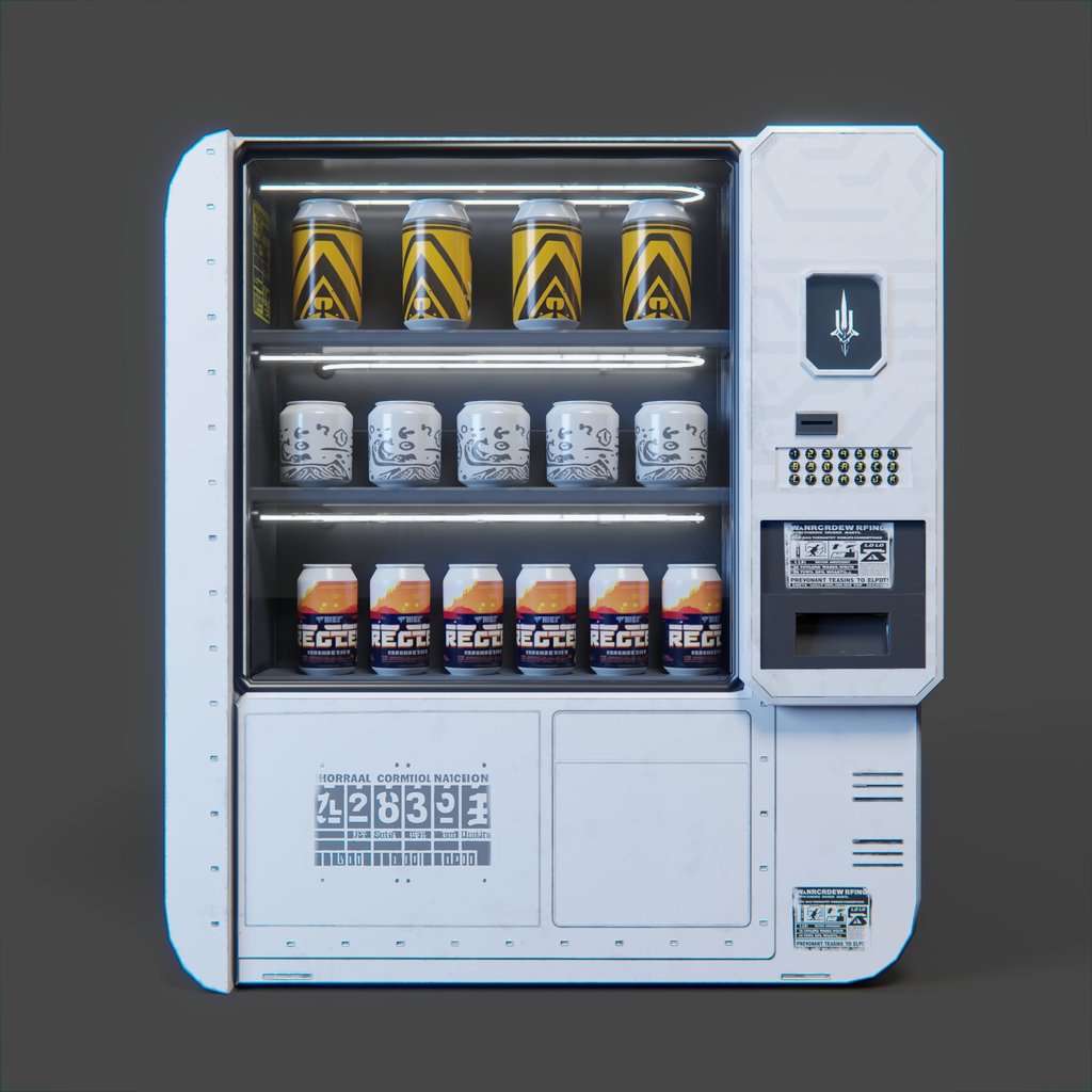 Vending machine | Shopping / Retail models | BlenderKit