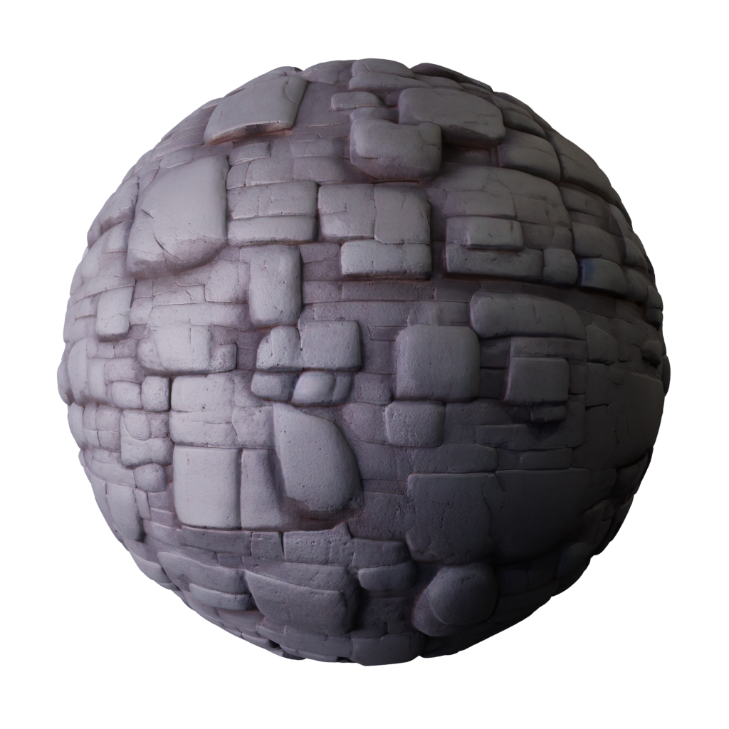 Stylized Quirky Wall | FREE stone materials | BlenderKit