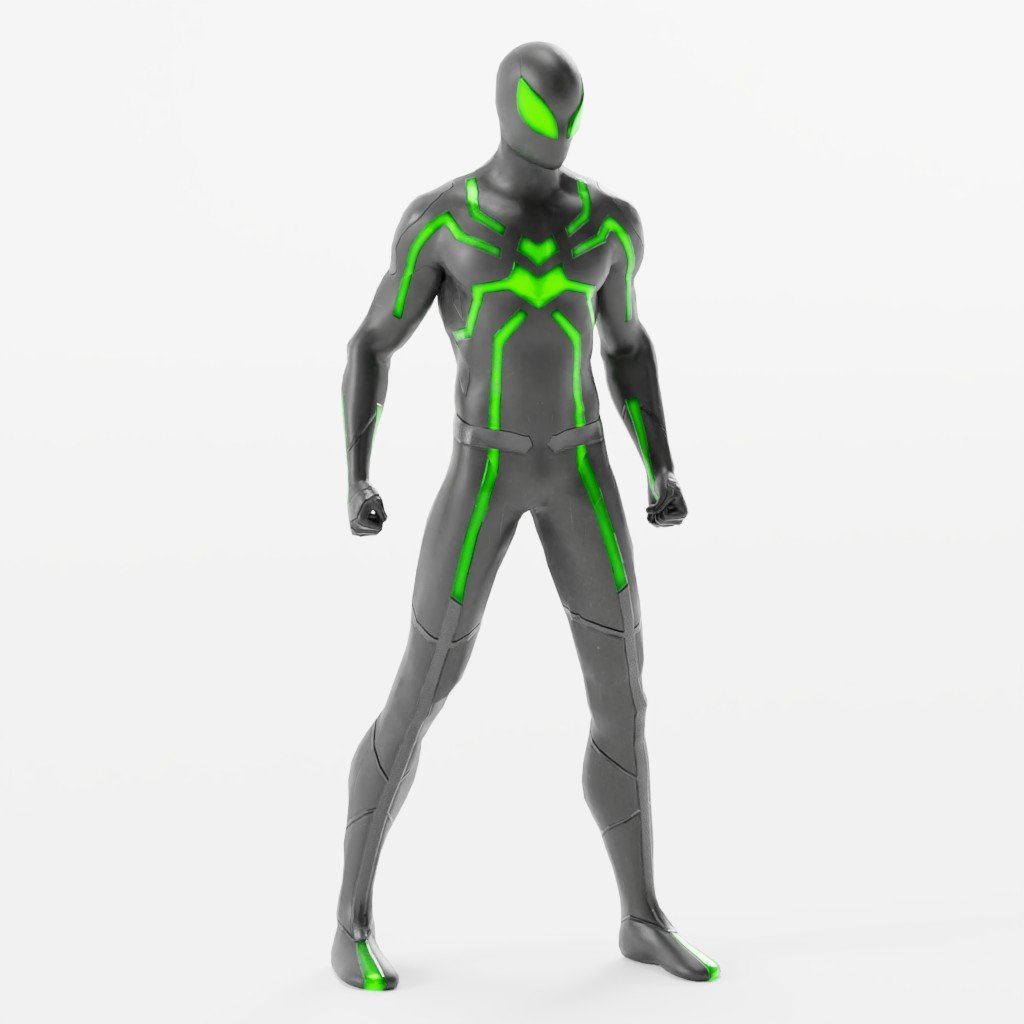 Stealth ("Big Time") Suit | Fantasy Hero / Heroines models | BlenderKit