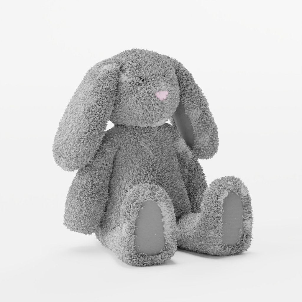 Bunny Plushie | FREE Toys models | BlenderKit