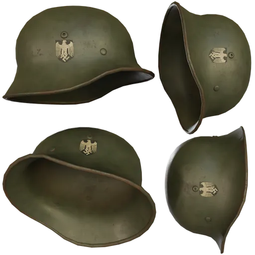 German WWII Helmet (M35 Stahlhelm) | Historical Weapons models | BlenderKit