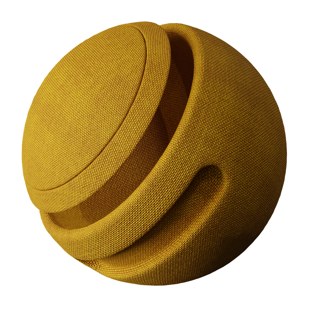 Yellow fabric | FREE fabric materials | BlenderKit