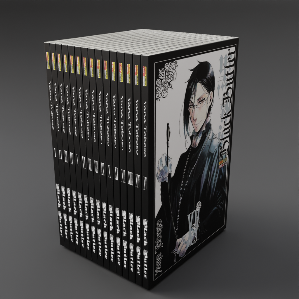 Black Butler Manga 15 volumes | Books models | BlenderKit