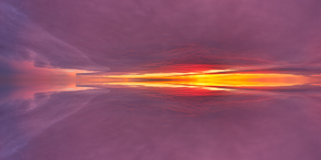 Infinite Real Sky - Dramatic Red | Nature HDRis | BlenderKit