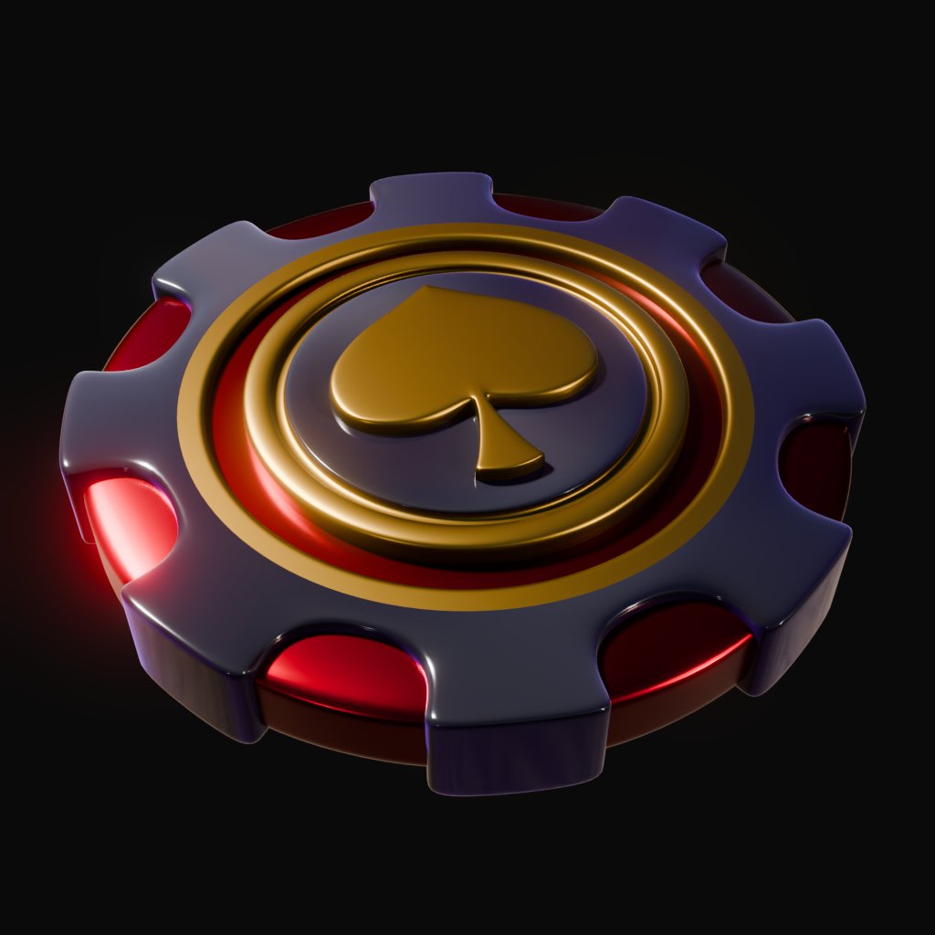 Casino royal chip | Miscellaneous models | BlenderKit