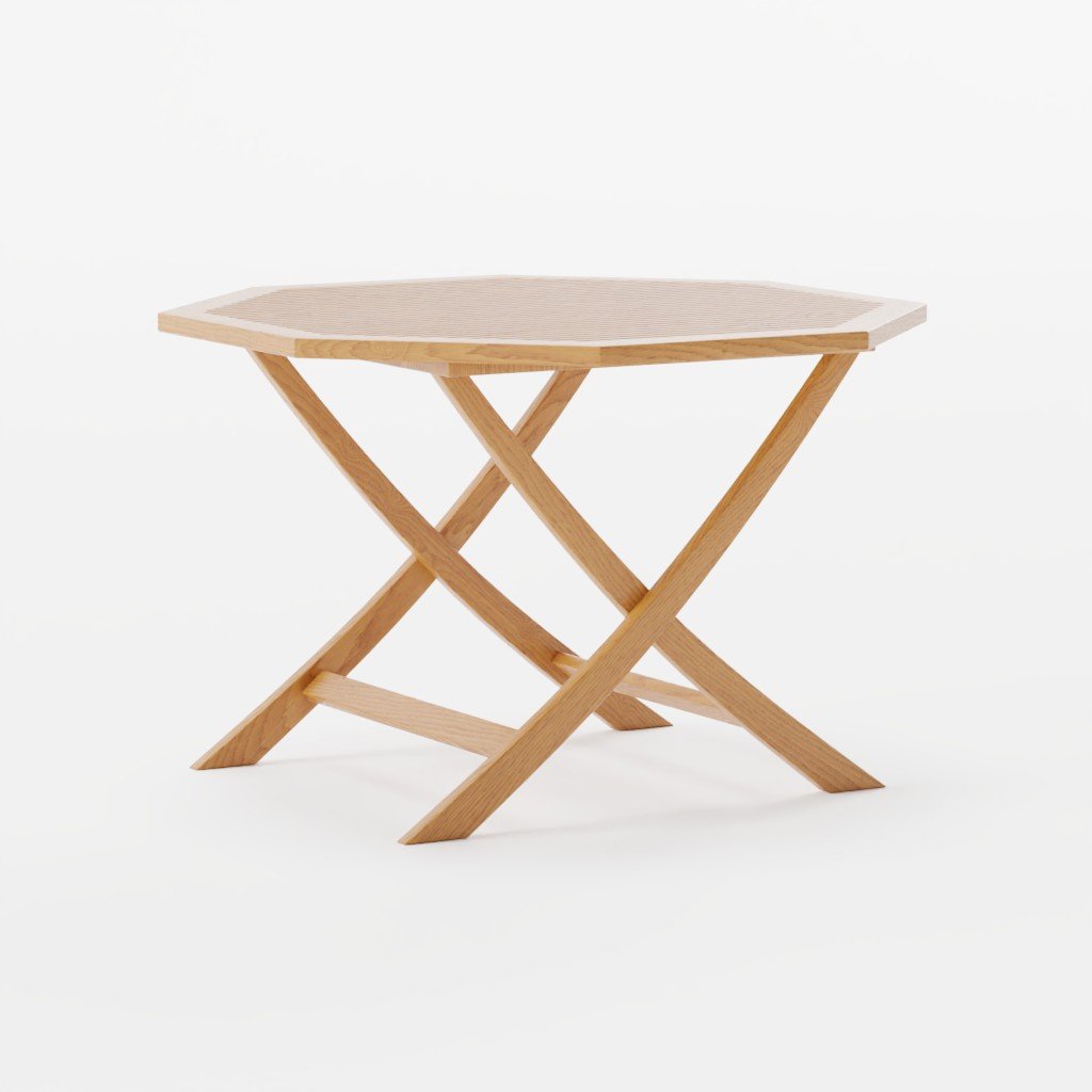 Octagon Table | Tables models | BlenderKit