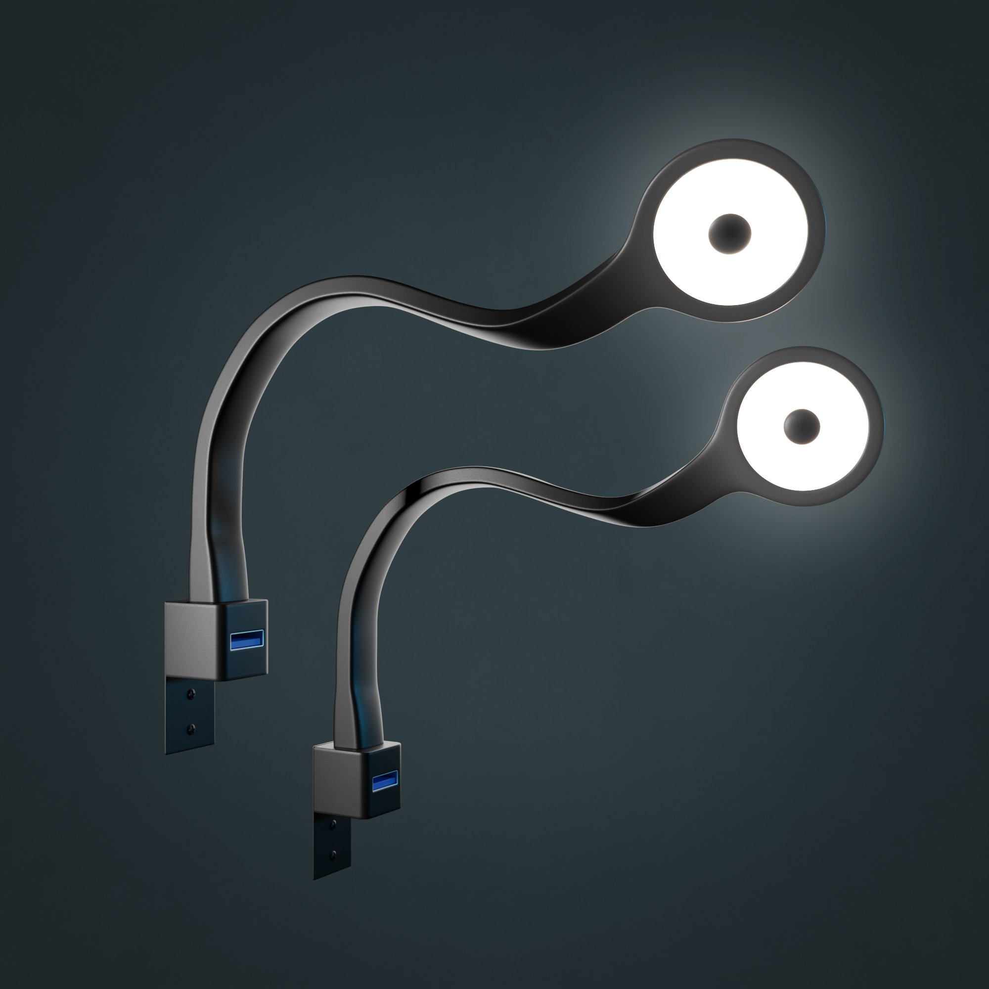Flexible night lamp | FREE Wall Light models | BlenderKit