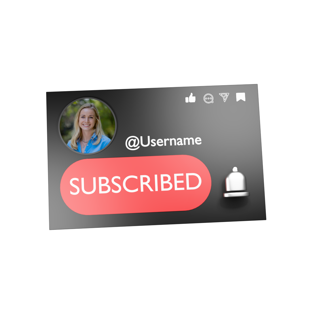 Youtube Subscribe Animation | templates scenes | BlenderKit