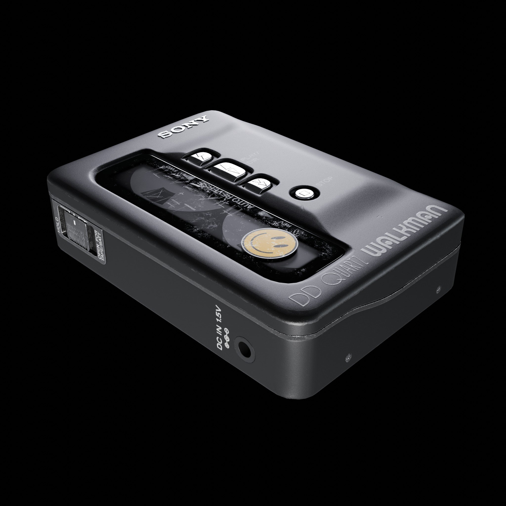 Walkman Sony WM-DD9 | FREE Audio Devices models | BlenderKit