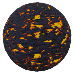Molten Magma | FREE ground materials | BlenderKit