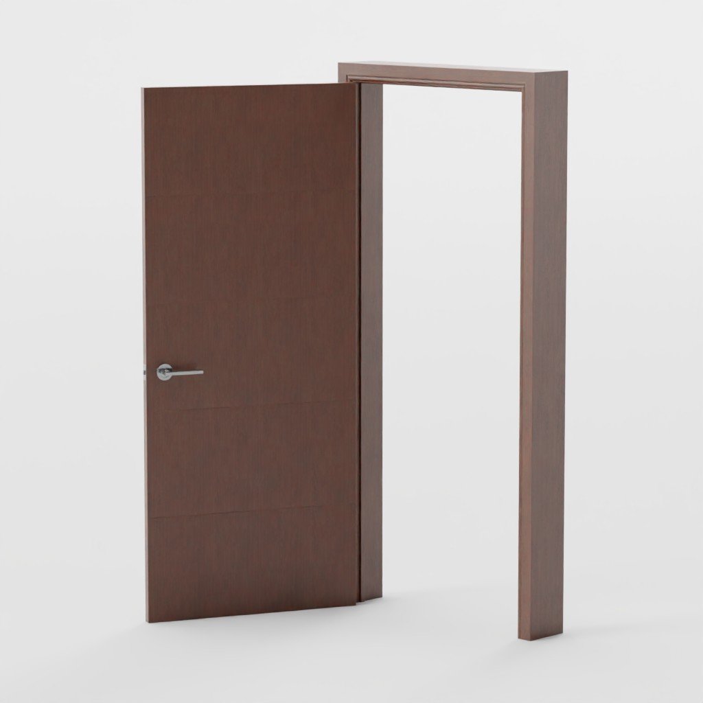 Interior Door and Frame #9 | Doors models | BlenderKit