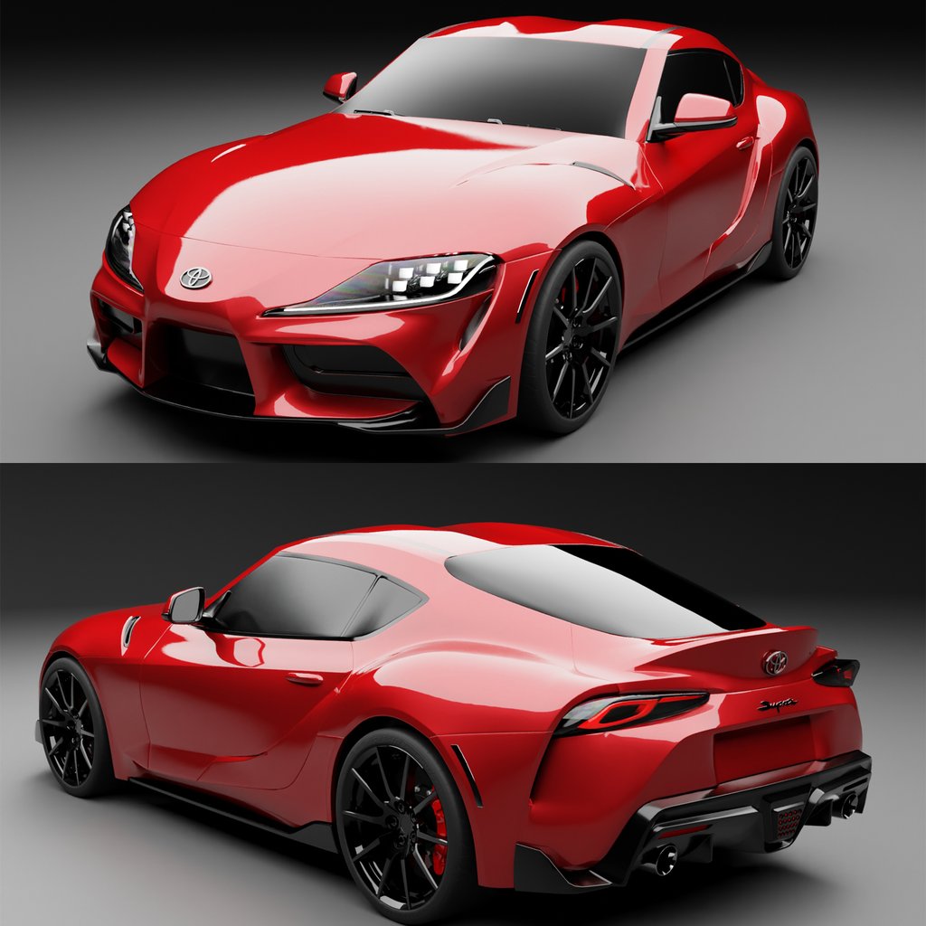 Toyota Supra M5 | Luxury Cars models | BlenderKit