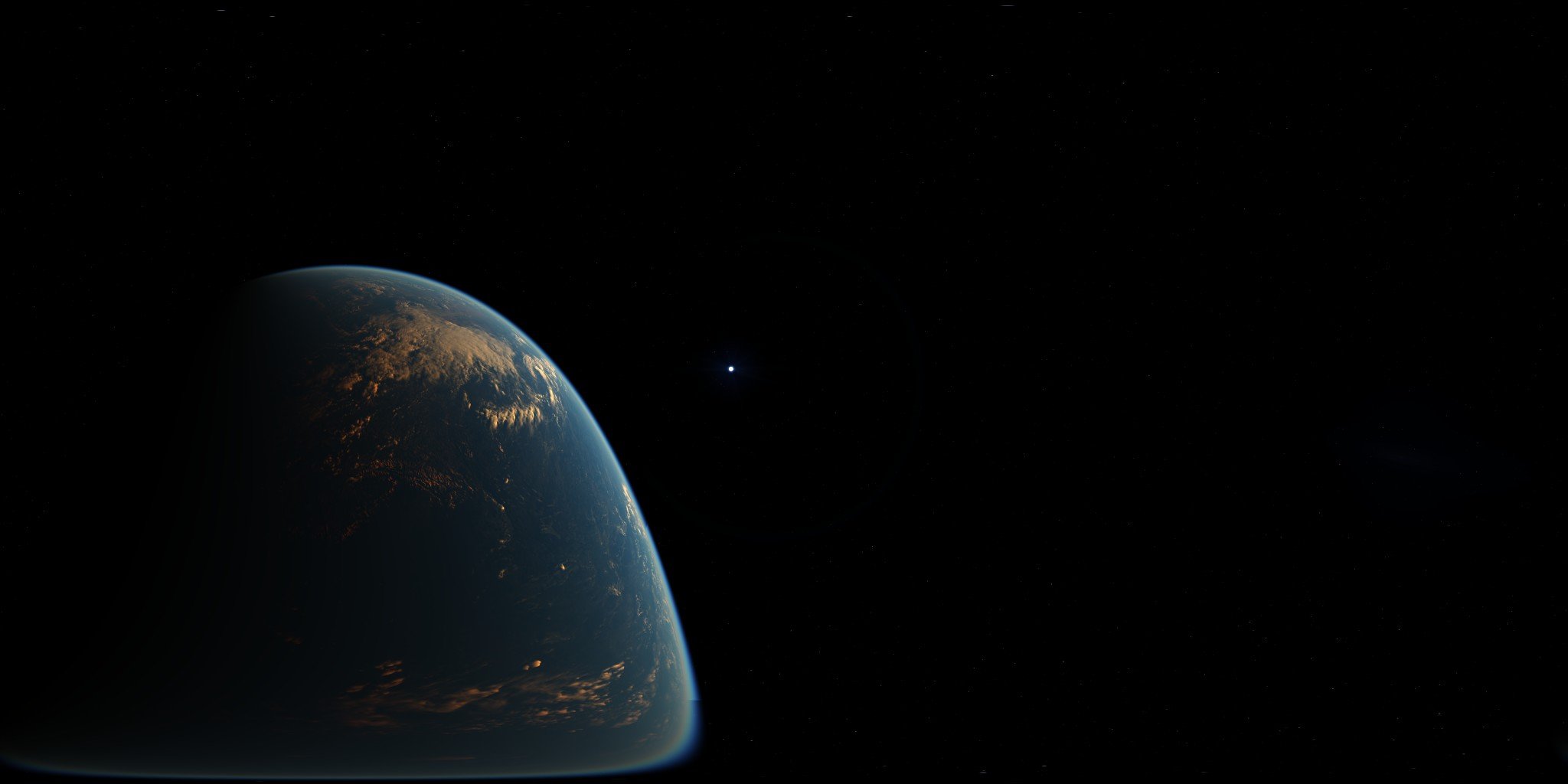 Space with Earth | FREE Nature HDRs | BlenderKit