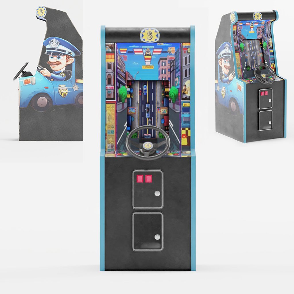 Arcade Machine 2 | Game Consoles models | BlenderKit