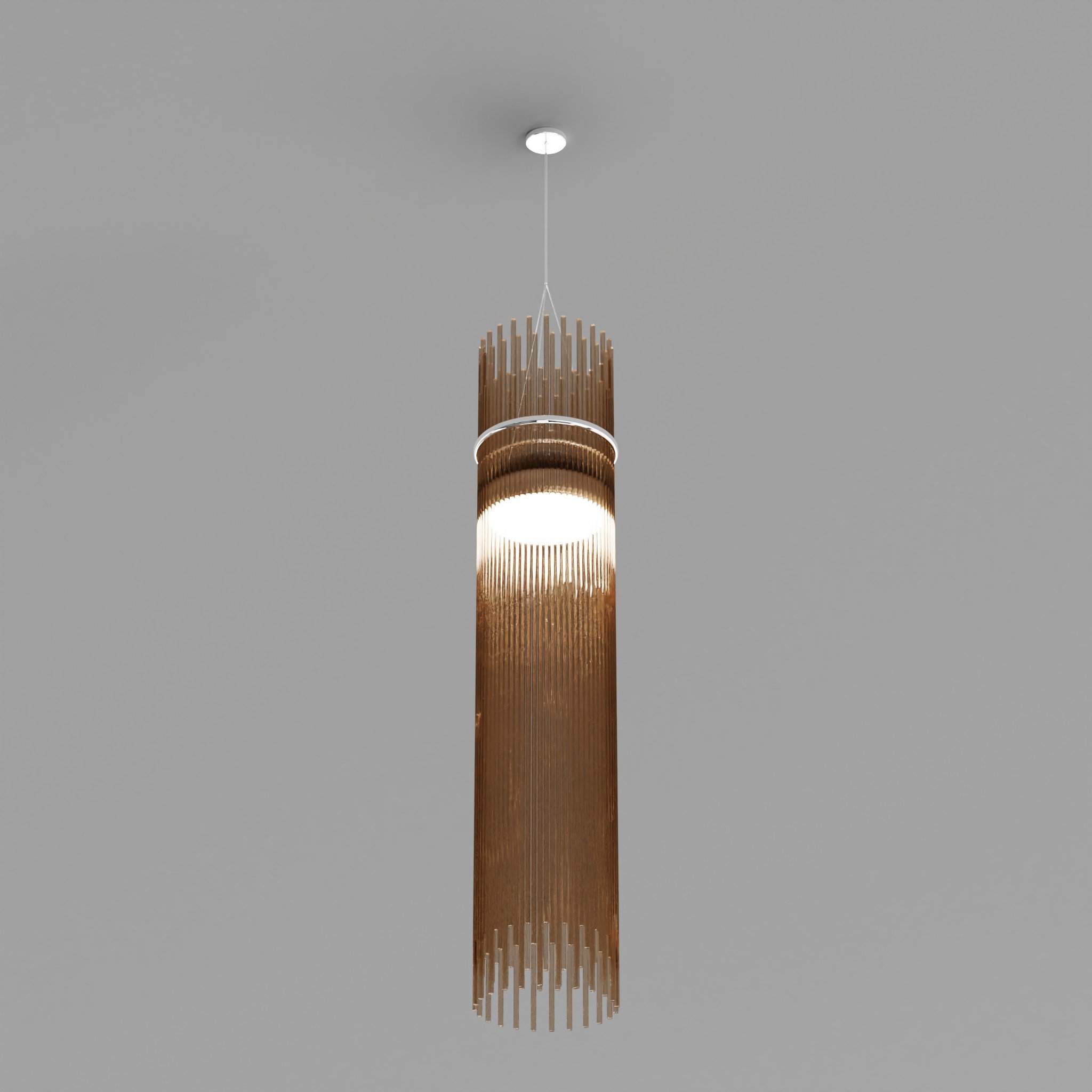 Crystal Cylinders Pendant Light | Ceiling Lights models | BlenderKit