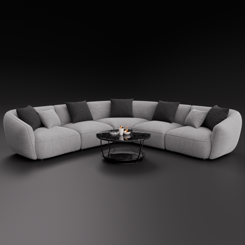 Sofa CDF831 Modular | Sofas models | BlenderKit