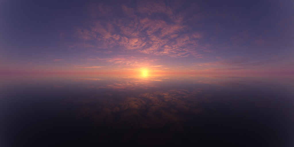 Dramatic Cloudy Sunset Sky | Nature HDRis | BlenderKit