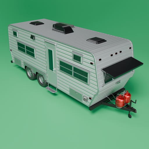 Cheap Carvan | Transport models | BlenderKit