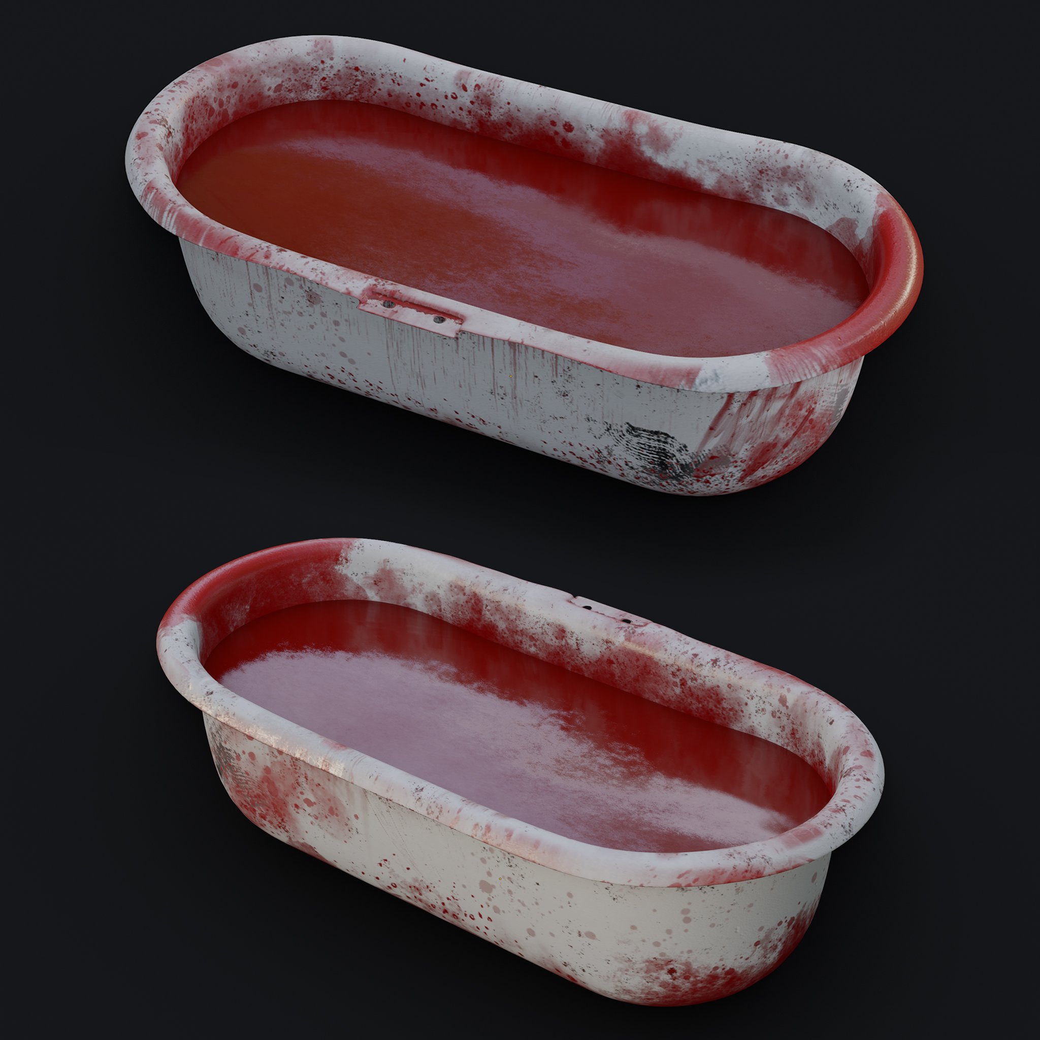 Bloody Bathtub | Bathhubs models | BlenderKit