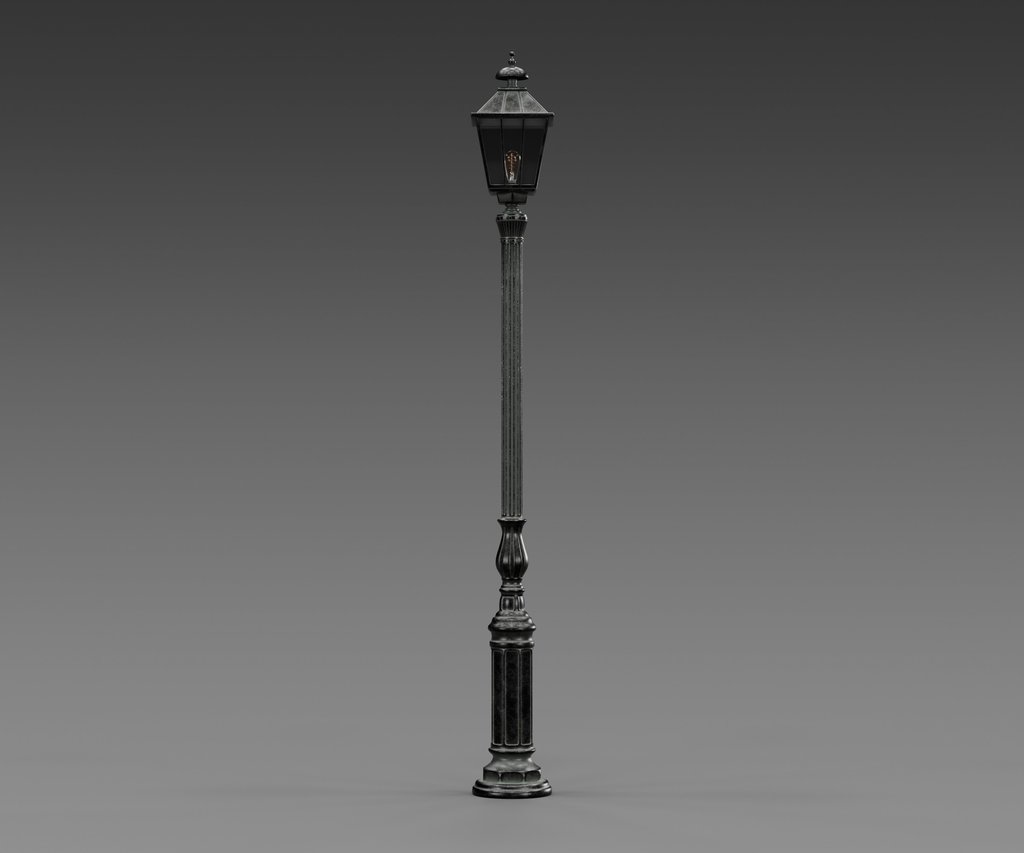 Street lantern | Urban Environment models | BlenderKit
