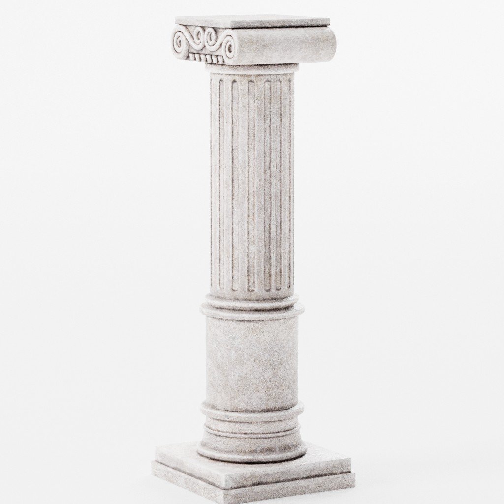 Roman Pillar - Stone | Exterior Elements models | BlenderKit