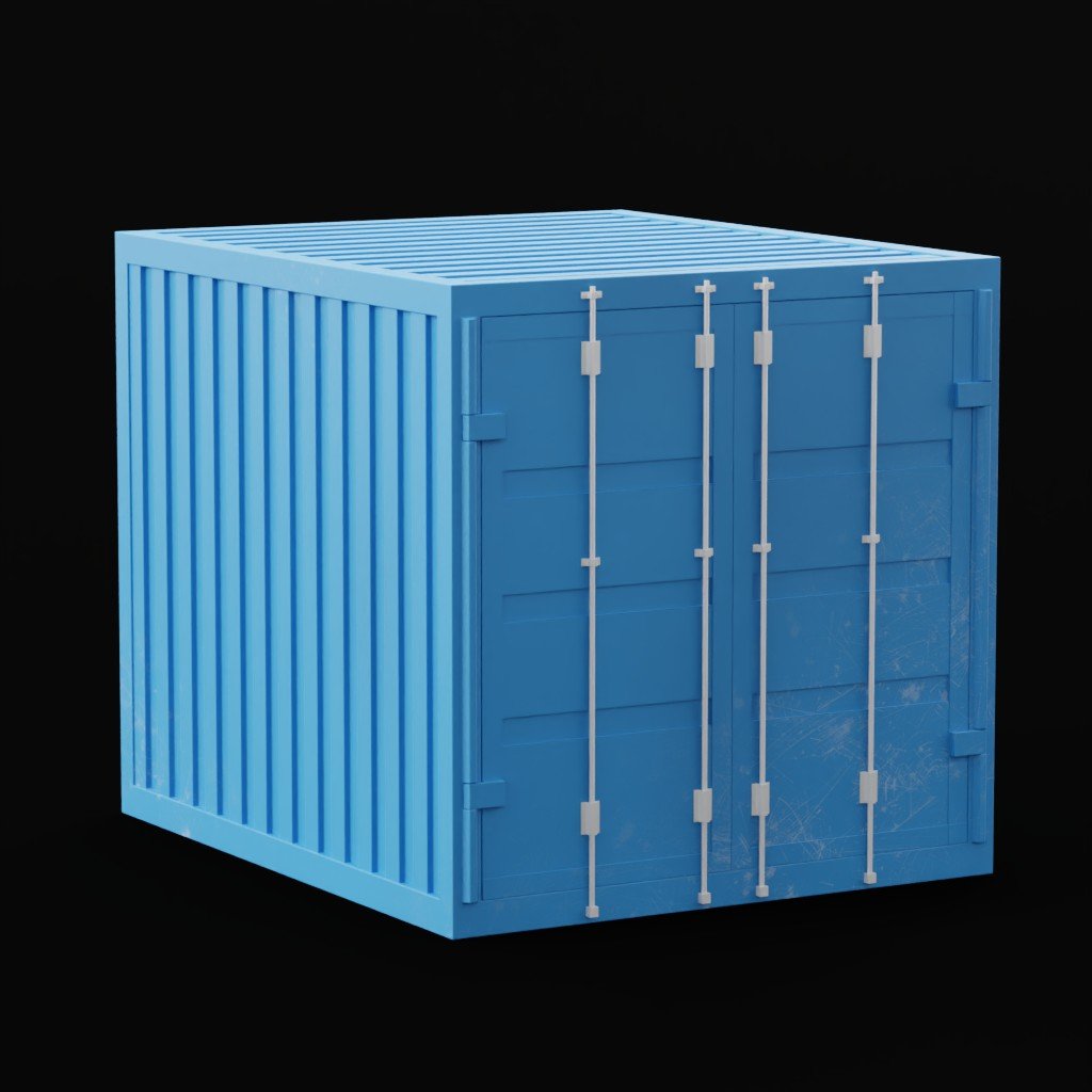 Shipping Container 10ft | FREE Containers models | BlenderKit