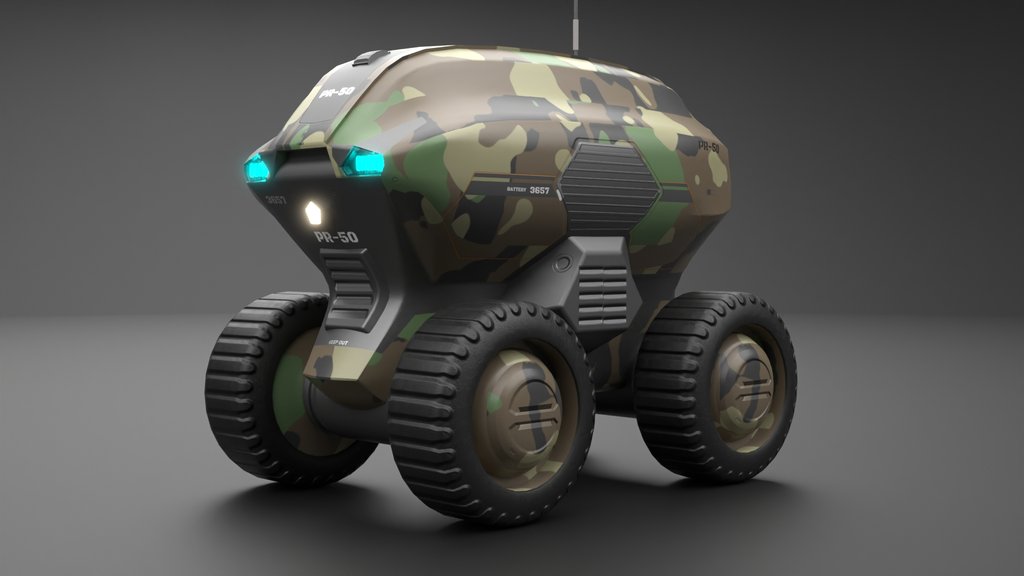 Military Scifi Robot | Robots Characters models | BlenderKit