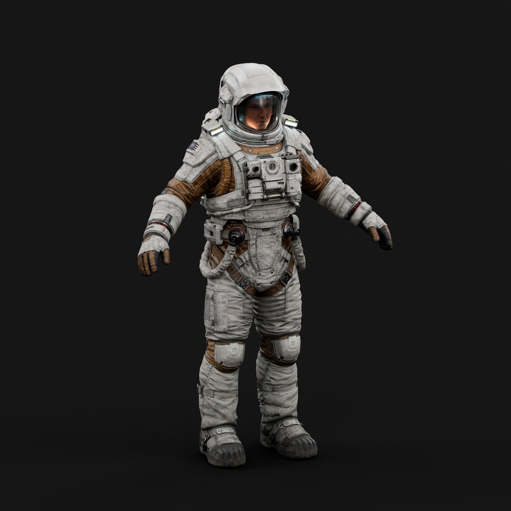 Astronaut Rigged | Characters models | BlenderKit