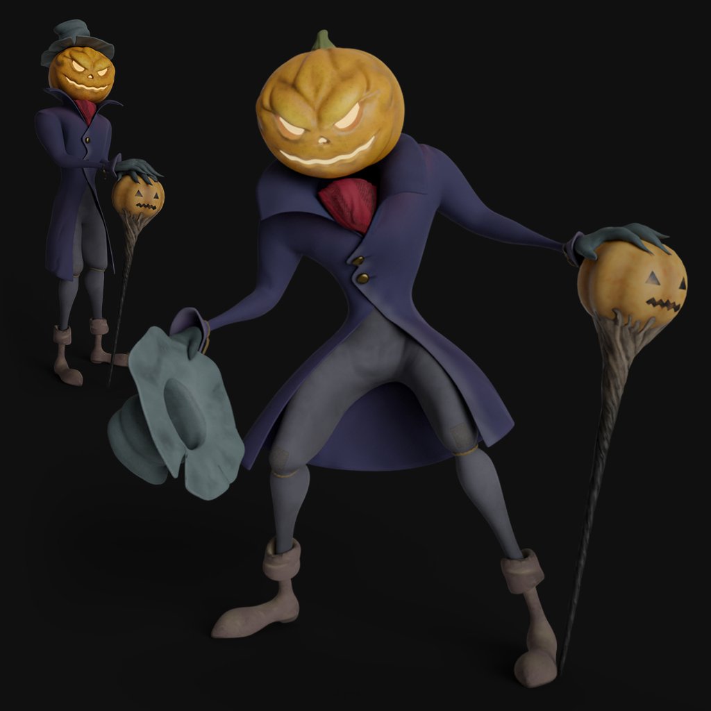Jack Pumpkinhead | Men models | BlenderKit