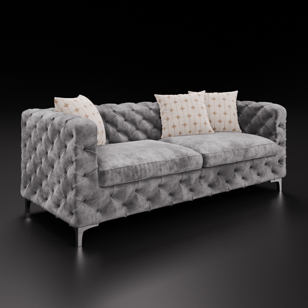 Sofa Mercer Velvet | Sofas models | BlenderKit