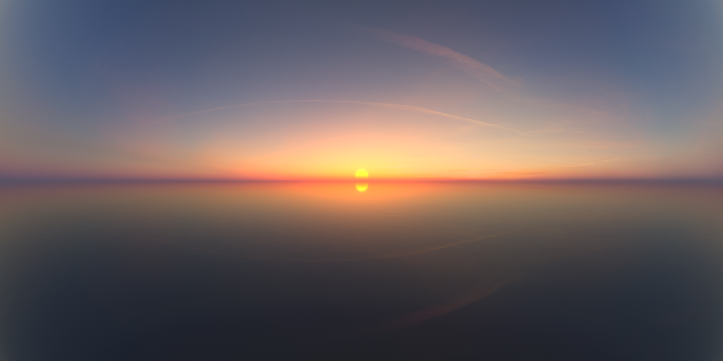 Pure Sky Golden Sunset | Nature HDRis | BlenderKit