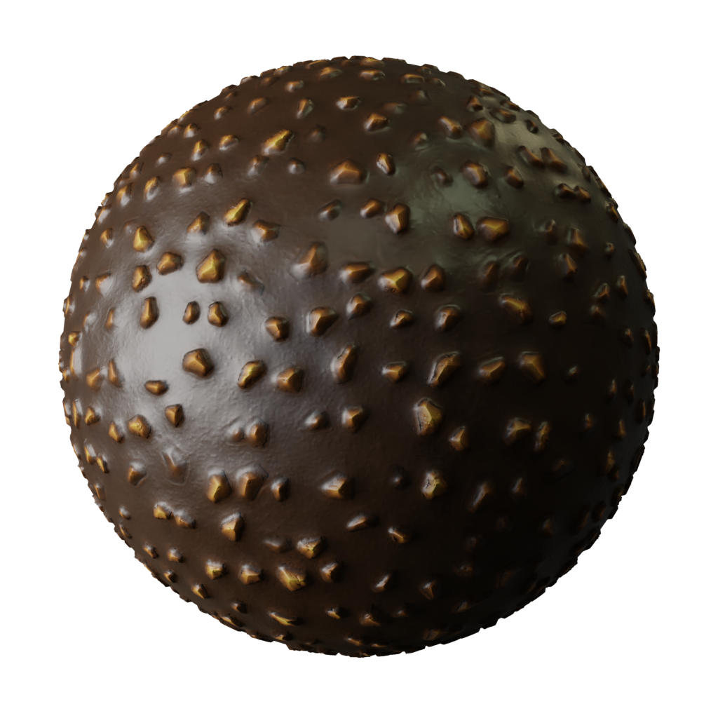 Chocolate with Nuts | FREE food materials | BlenderKit
