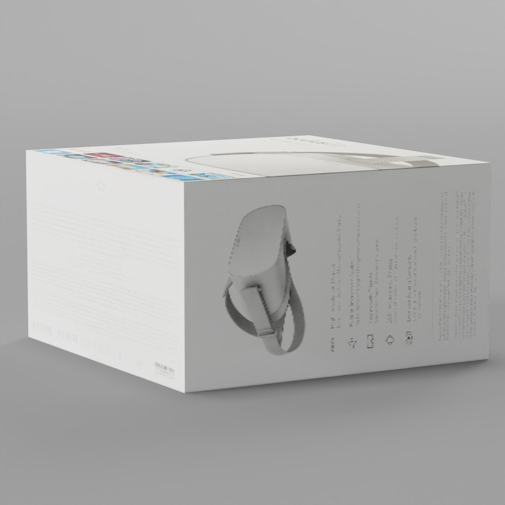 Oculus Go cardboard box | Miscellaneous models | BlenderKit