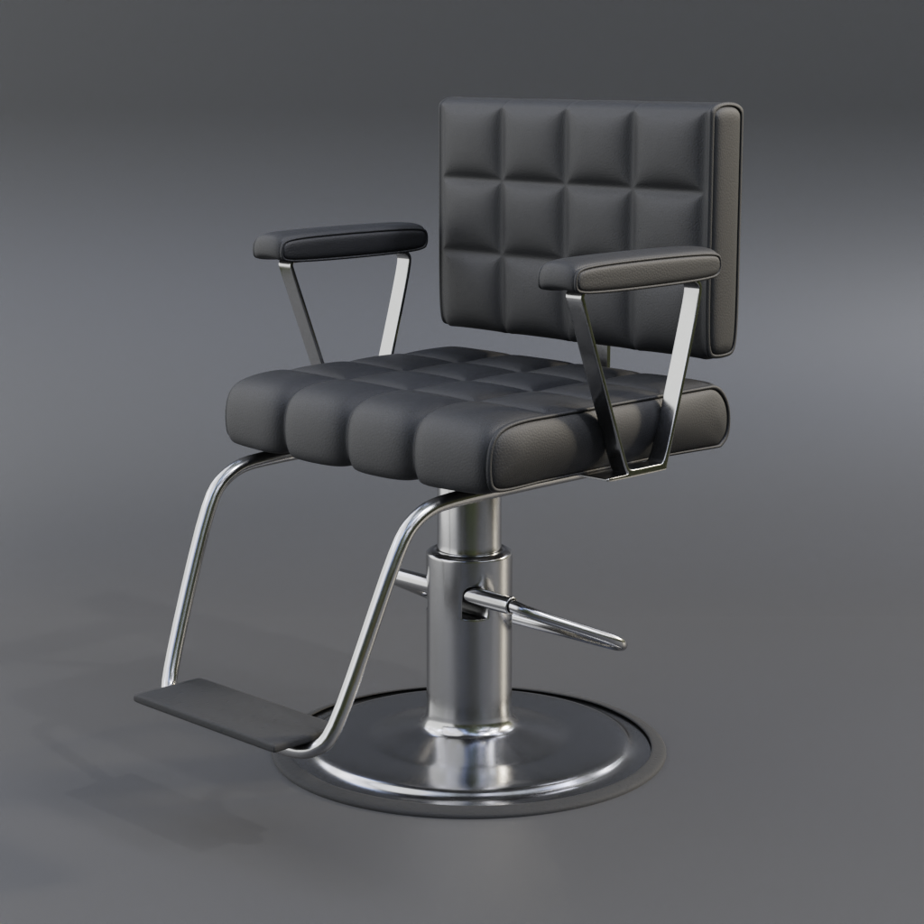 BlenderKit | Download the Barber Chair model