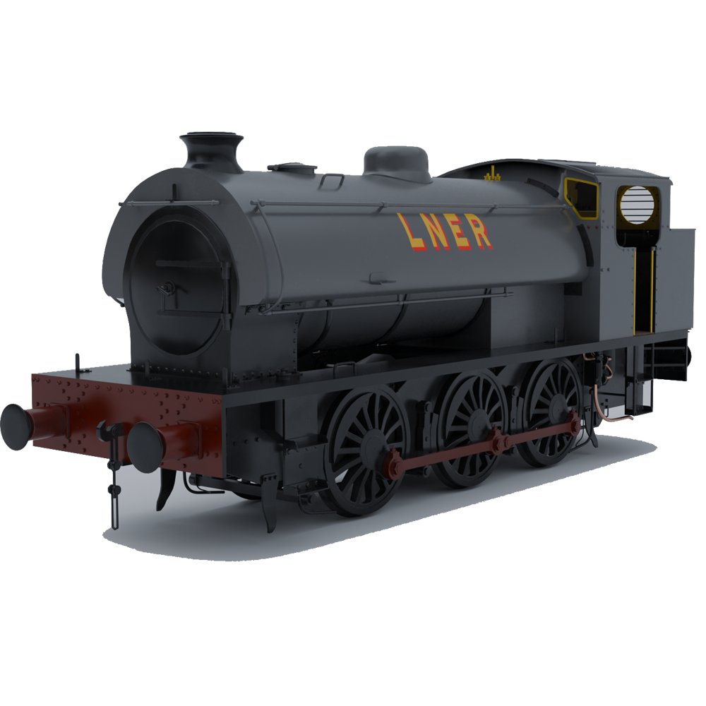 Hunslet Austerity LNER Grey | Railed vehicles models | BlenderKit
