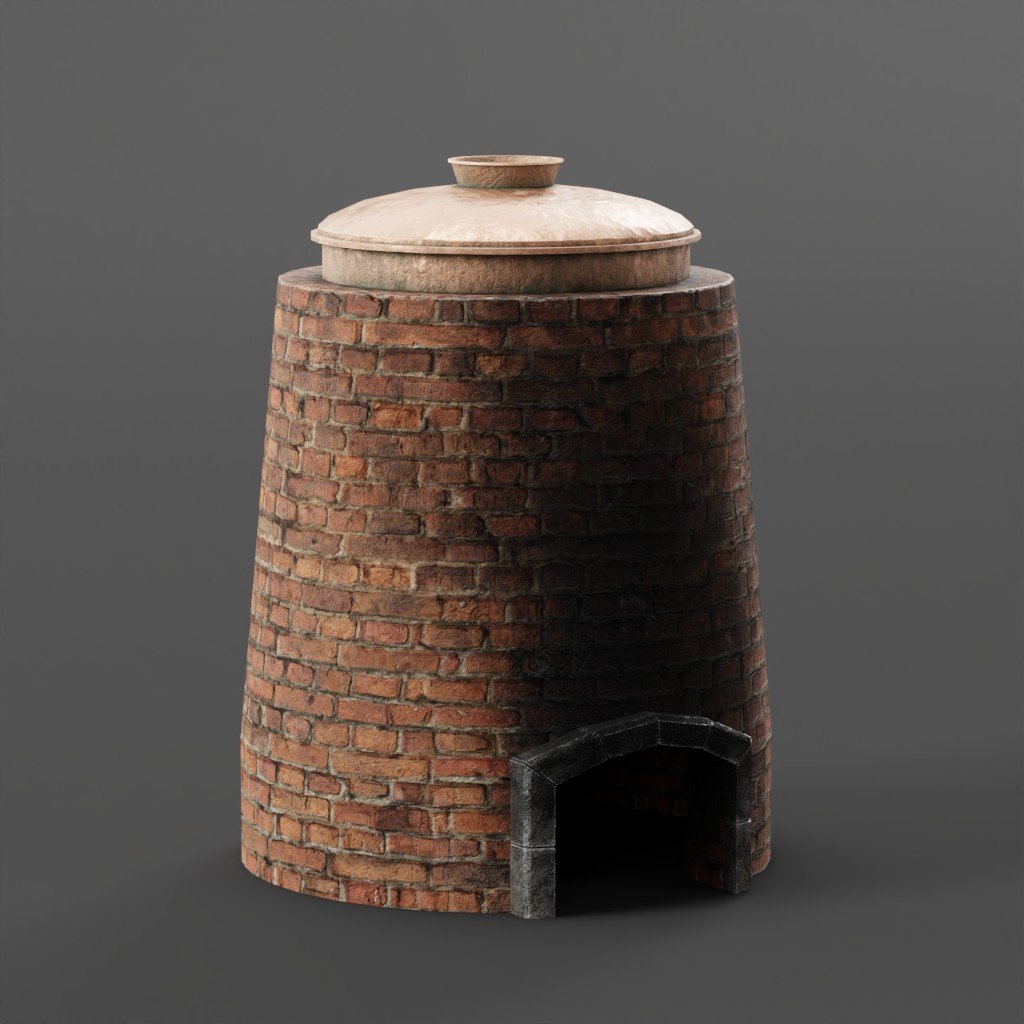 Brewer destillery furnace | Industrial Equipment models | BlenderKit