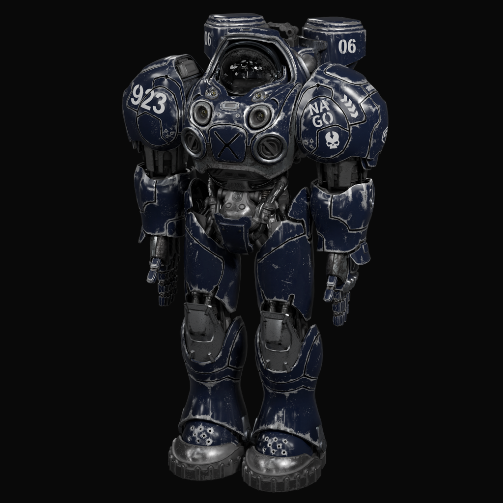 Marine Armor | FREE Sci-Fi Characters models | BlenderKit