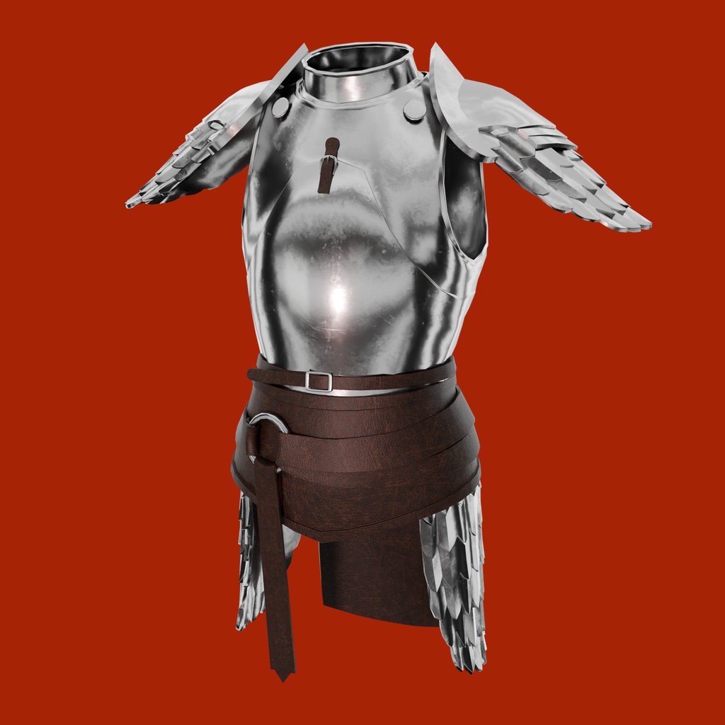 BlenderKit | Download the Warrior armor model